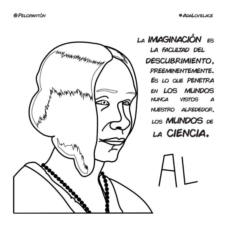 Colorear en el Día de la Mujer en la Ciencia - Dibujalia
