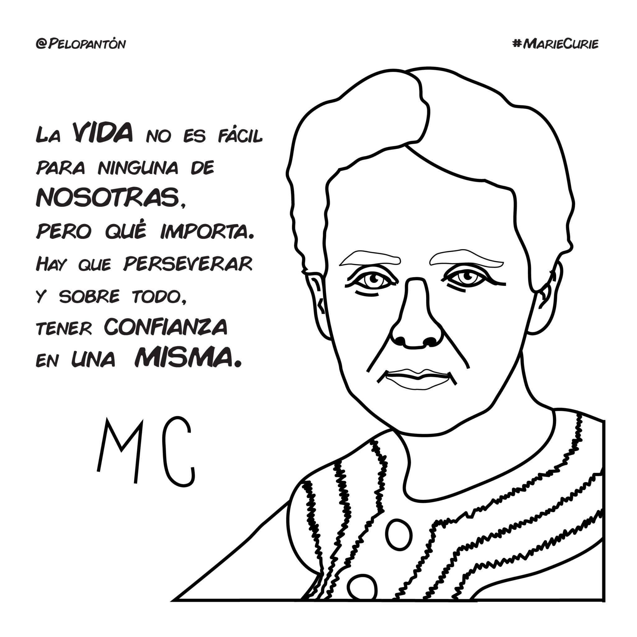 Marie Curie - Mujer en la Ciencia - Dibujalia