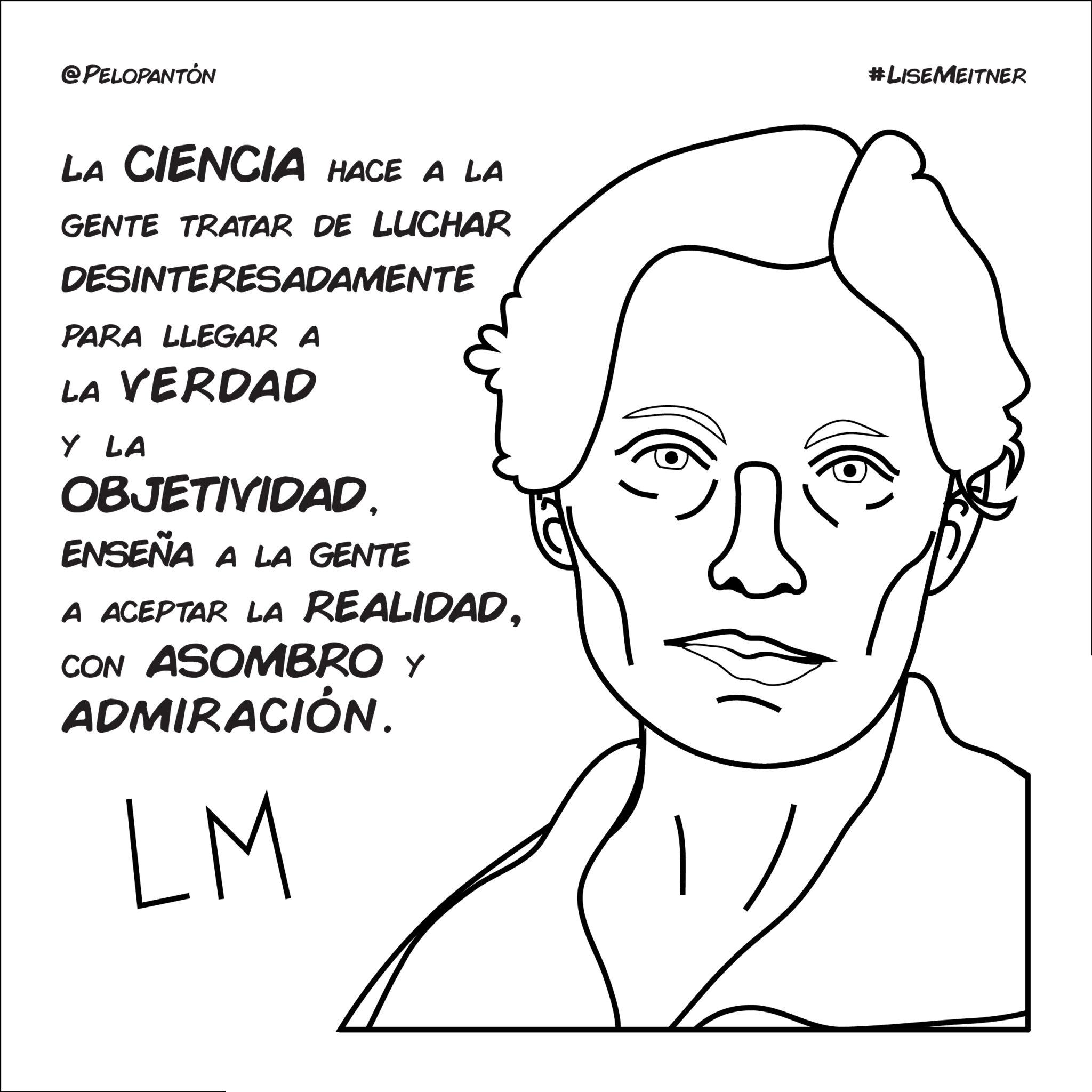 Colorear en el Día de la Mujer en la Ciencia - Dibujalia